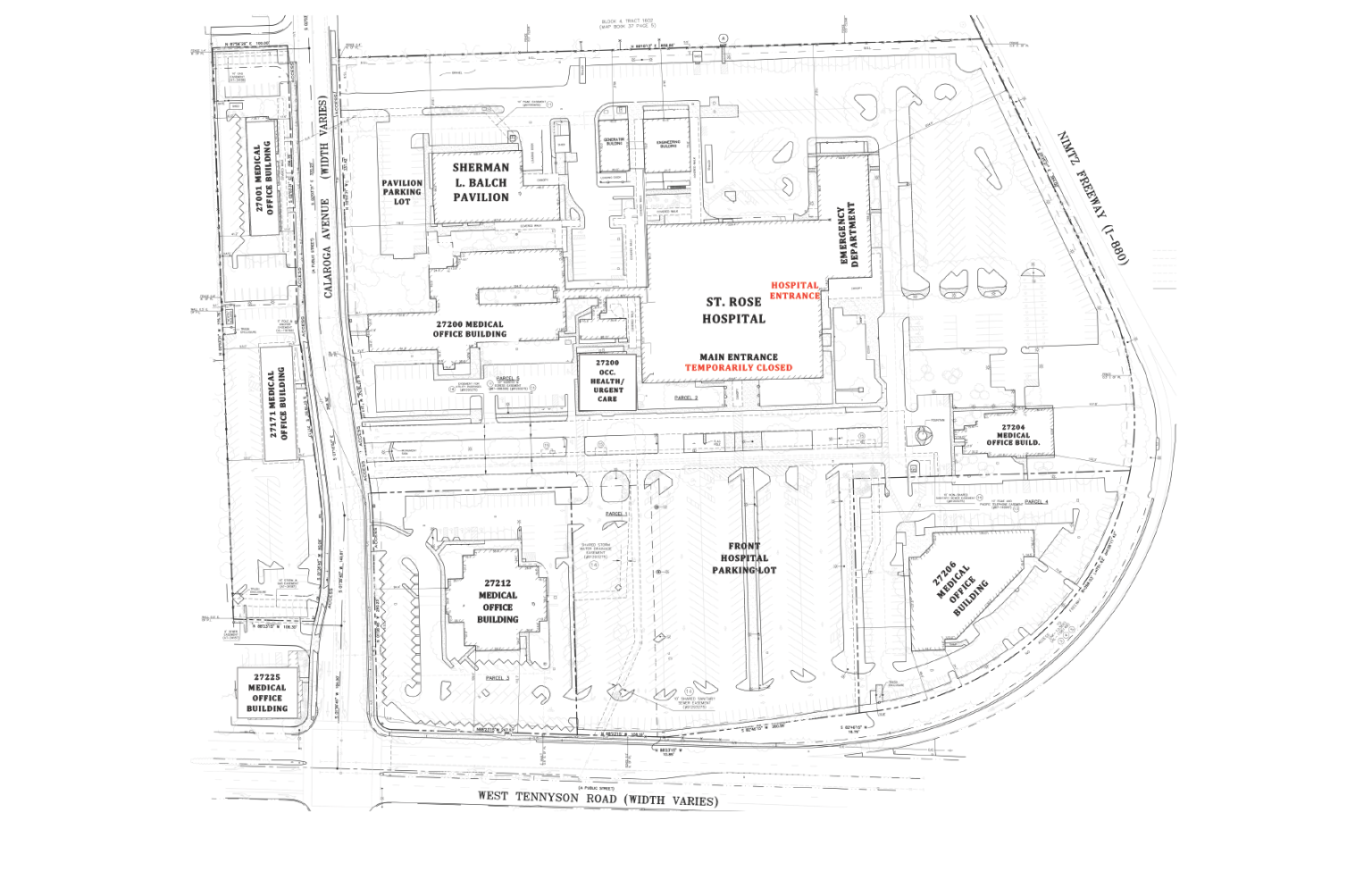 Campus Information – St. Rose Hospital